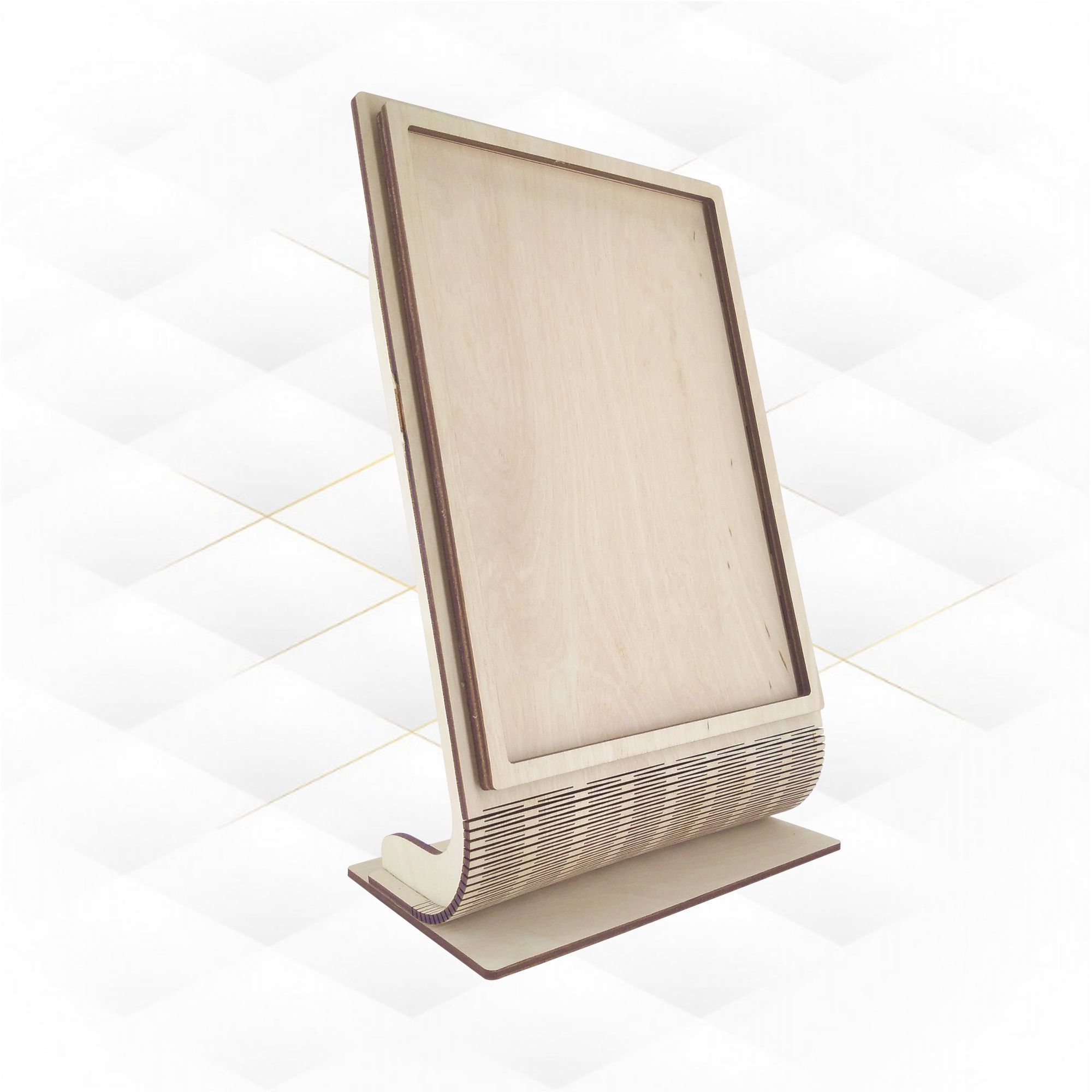 Picture frame 5x7 vertical design laser cut 3D model 3D printable ...