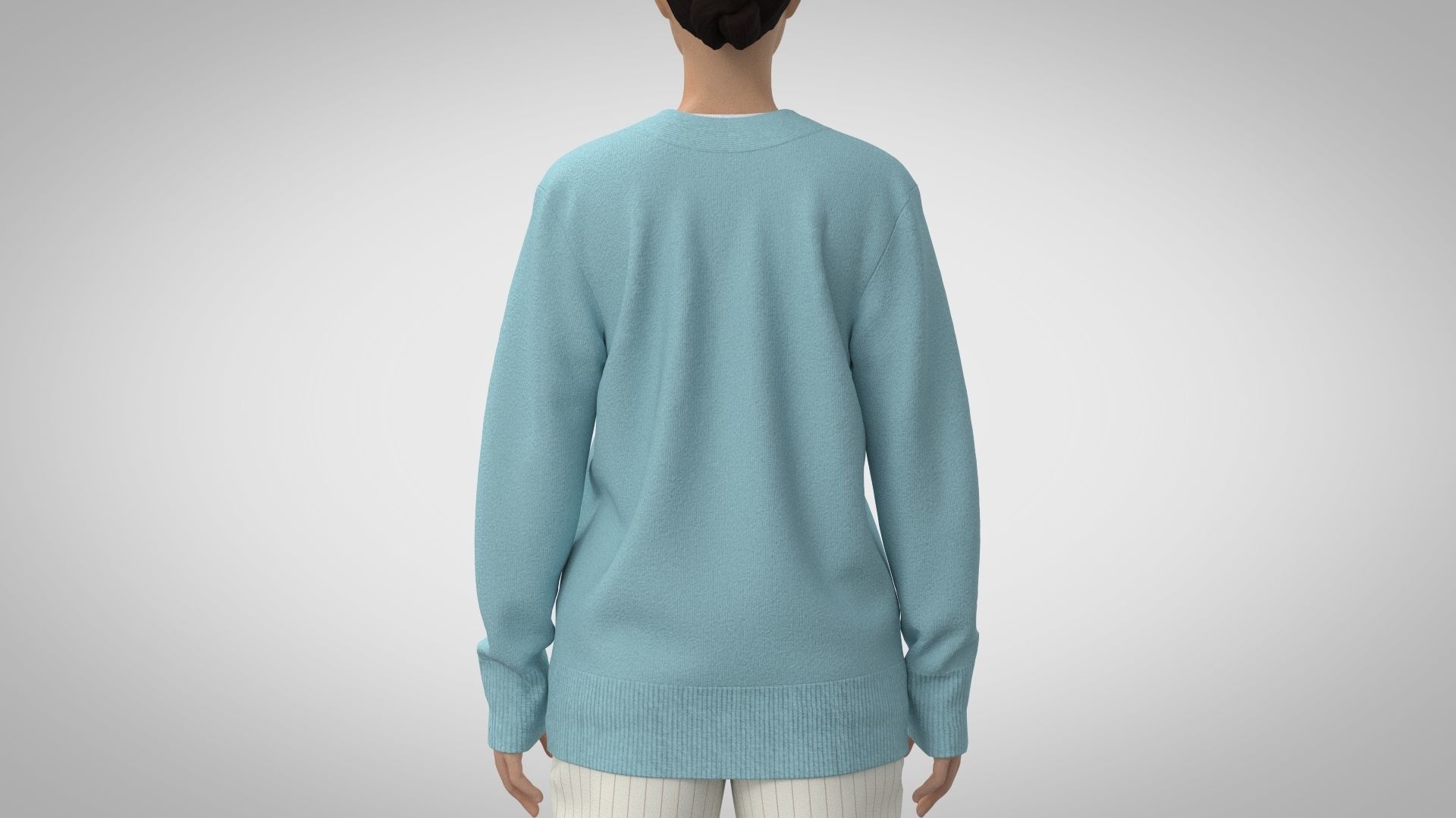 Women Cardigan 3D model | CGTrader
