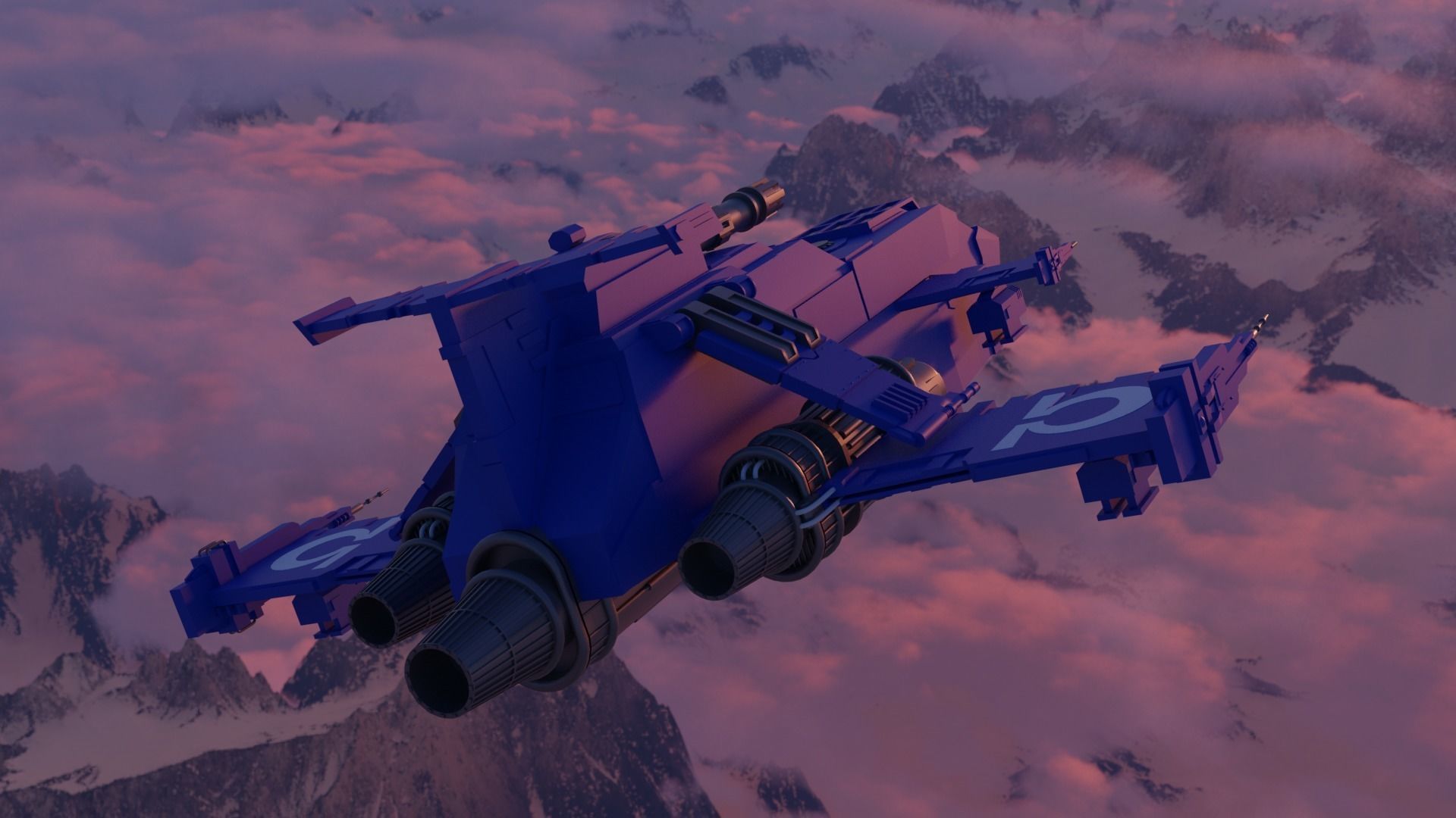 Thunderhawk Gunship 3D model | CGTrader