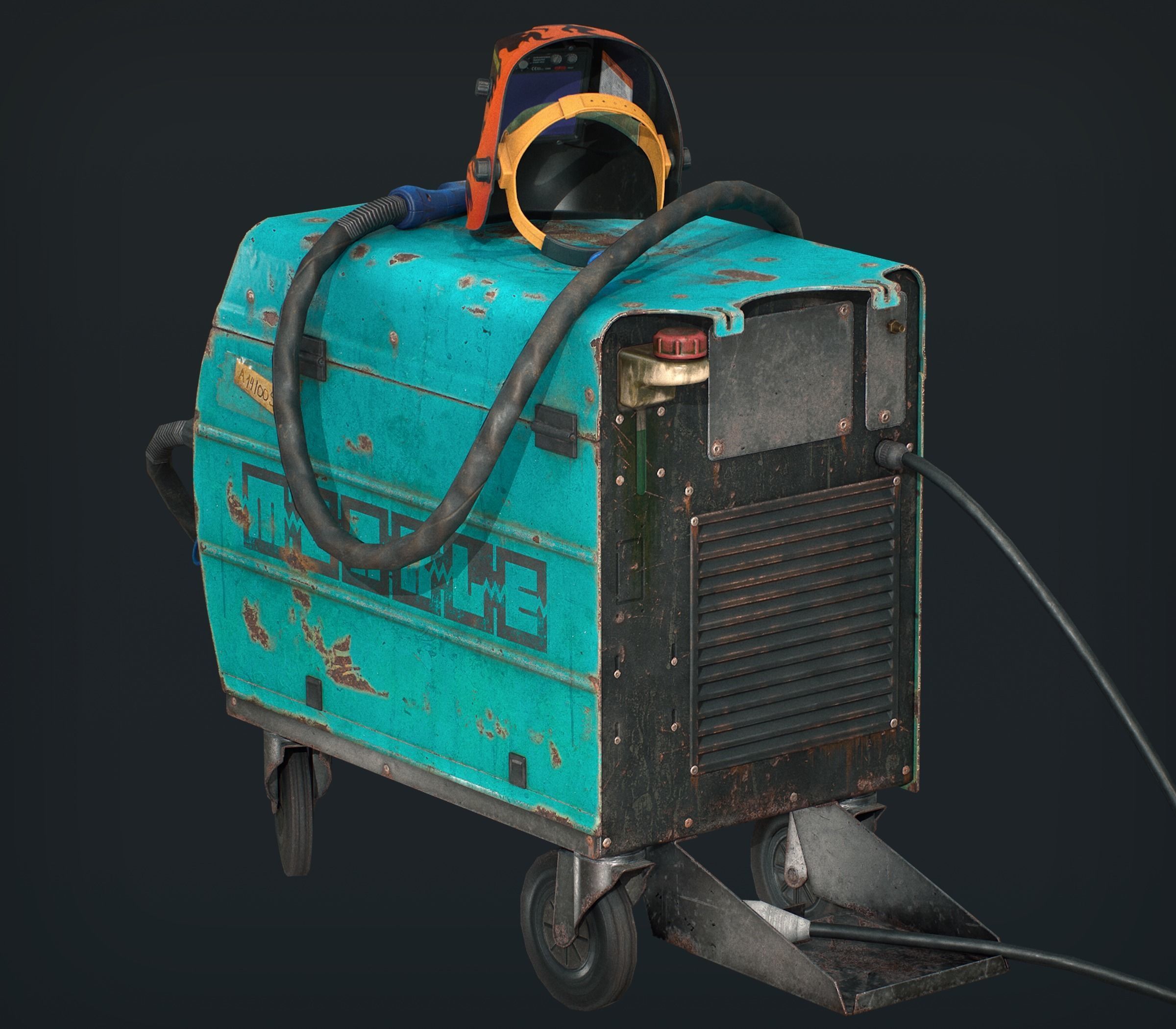 3D model Merkle OptiMIG 450 Welding machine VR / AR / low-poly | CGTrader