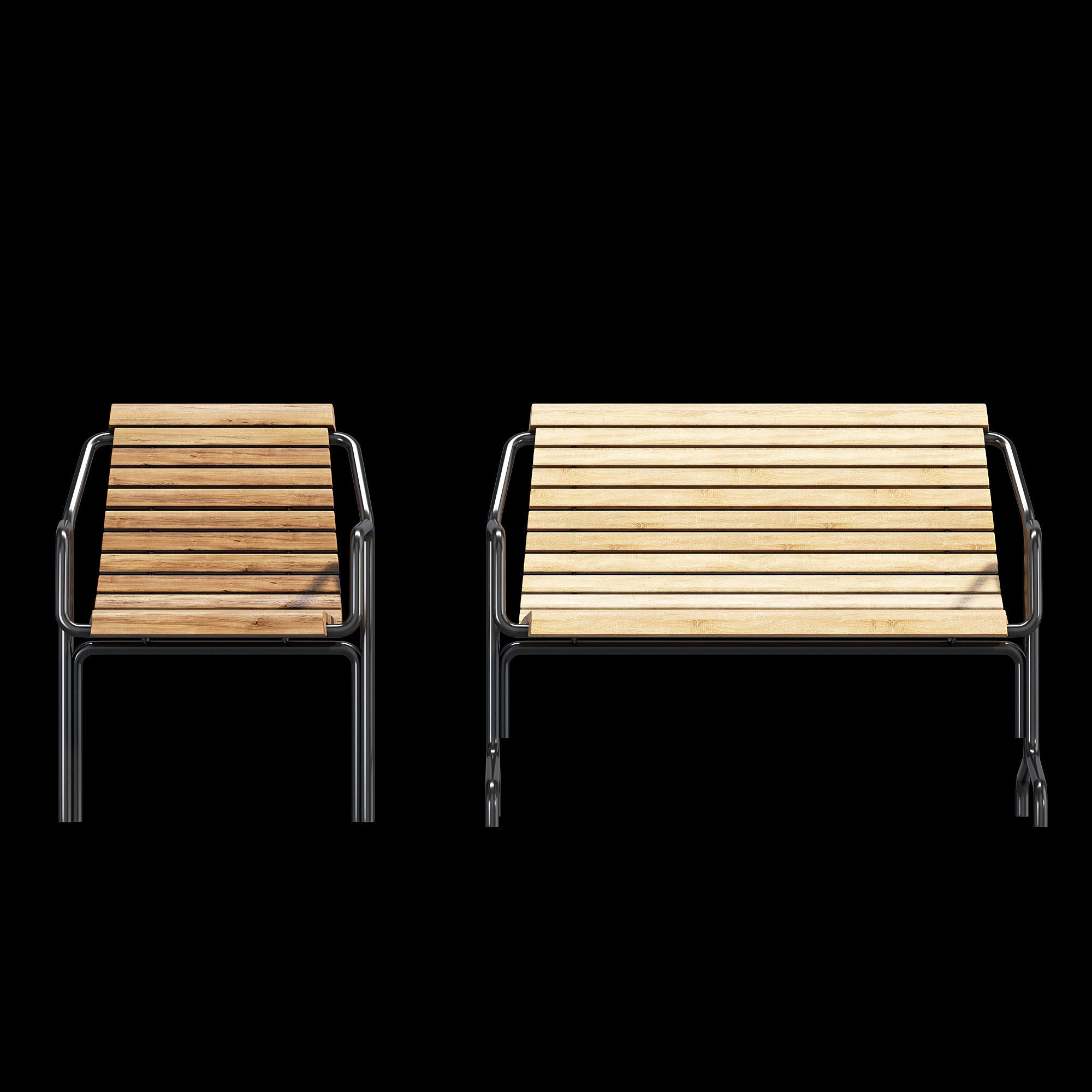 Contour senior seater 3D model | CGTrader