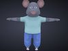 3D model 3D mouse handpaint lowpoly game ready VR / AR / low-poly ...