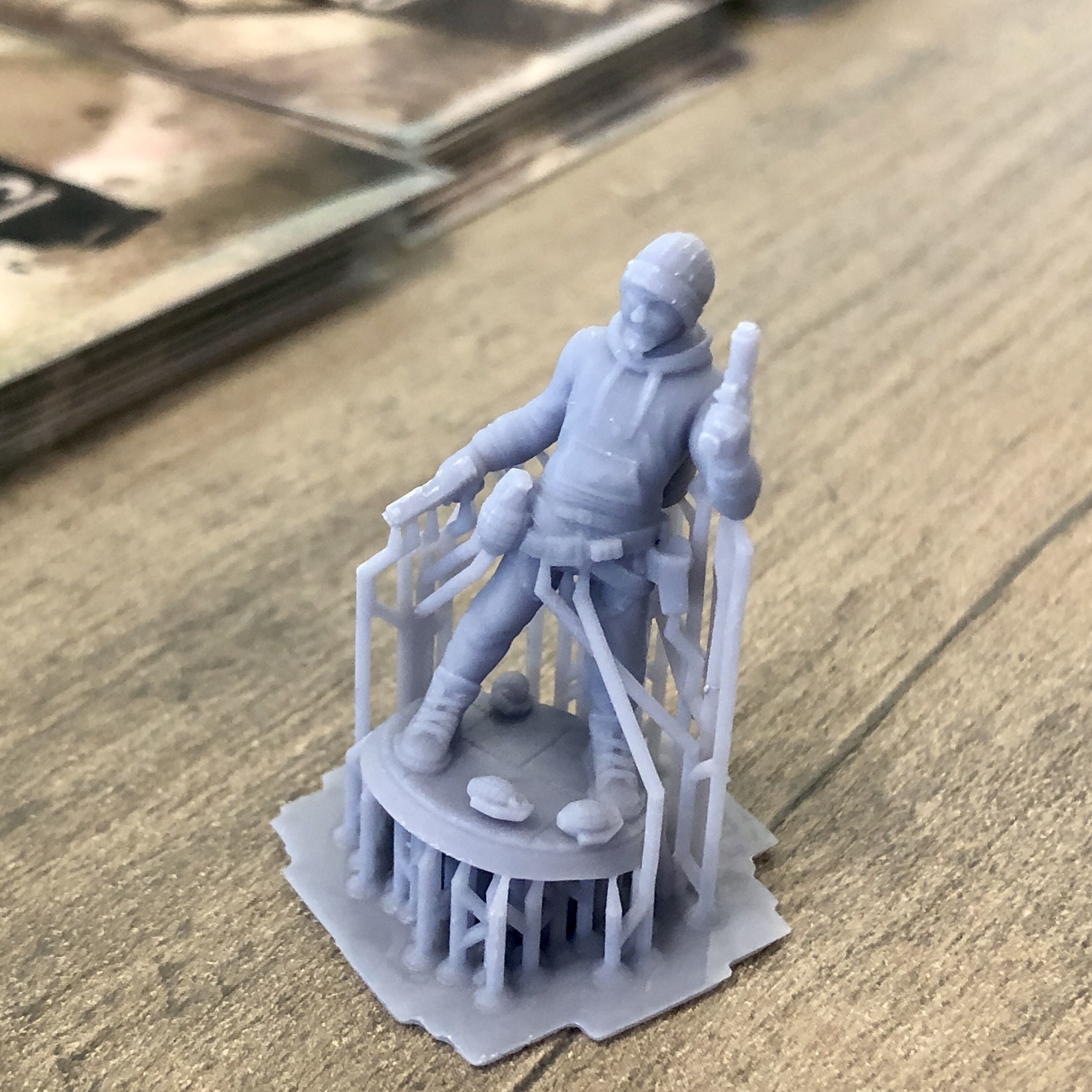 ZOMBIE HUNTER MINIATURE 3D model 3D printable | CGTrader