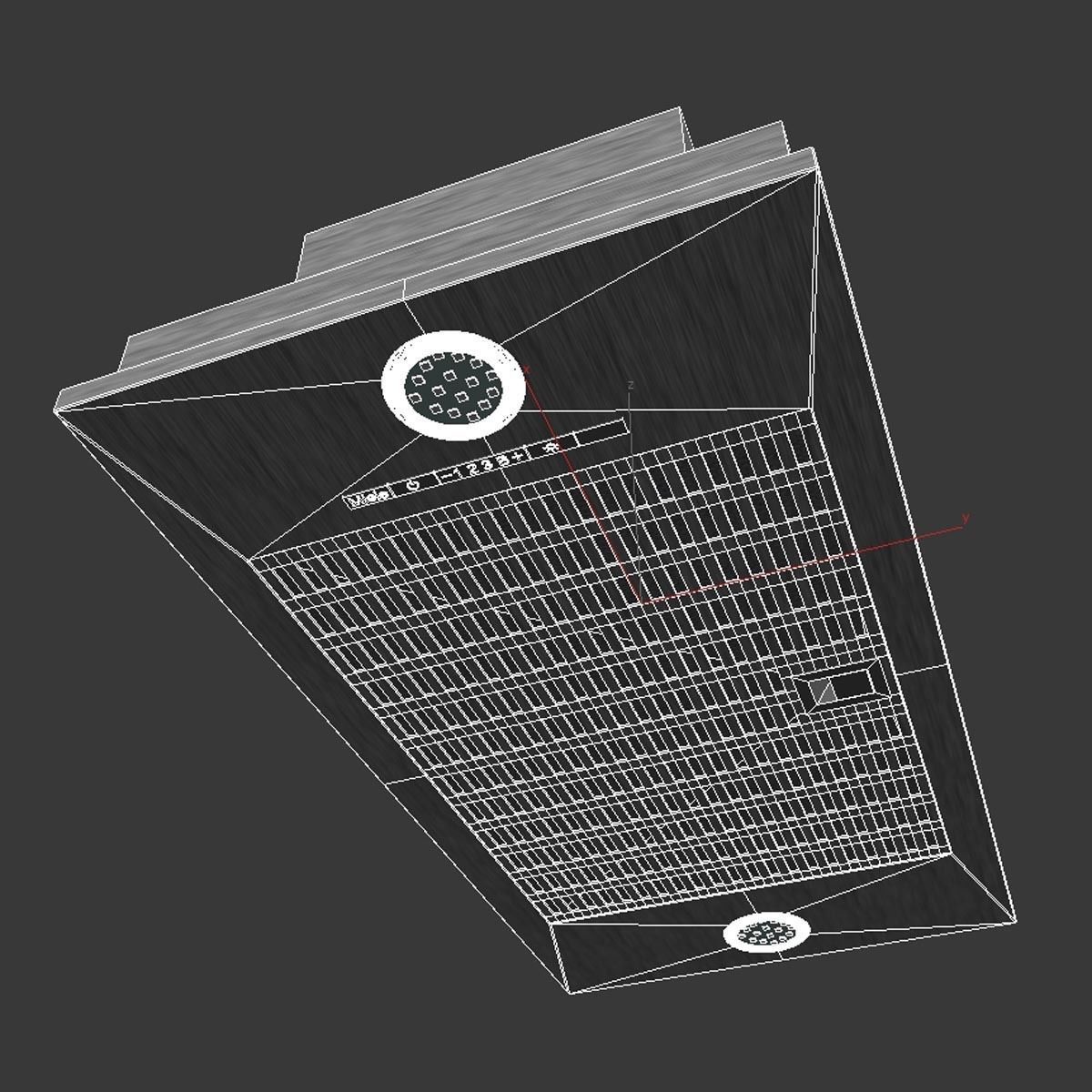 Miele 60cm Integrated Extractor Cooker Hood DA2360 3D model | CGTrader