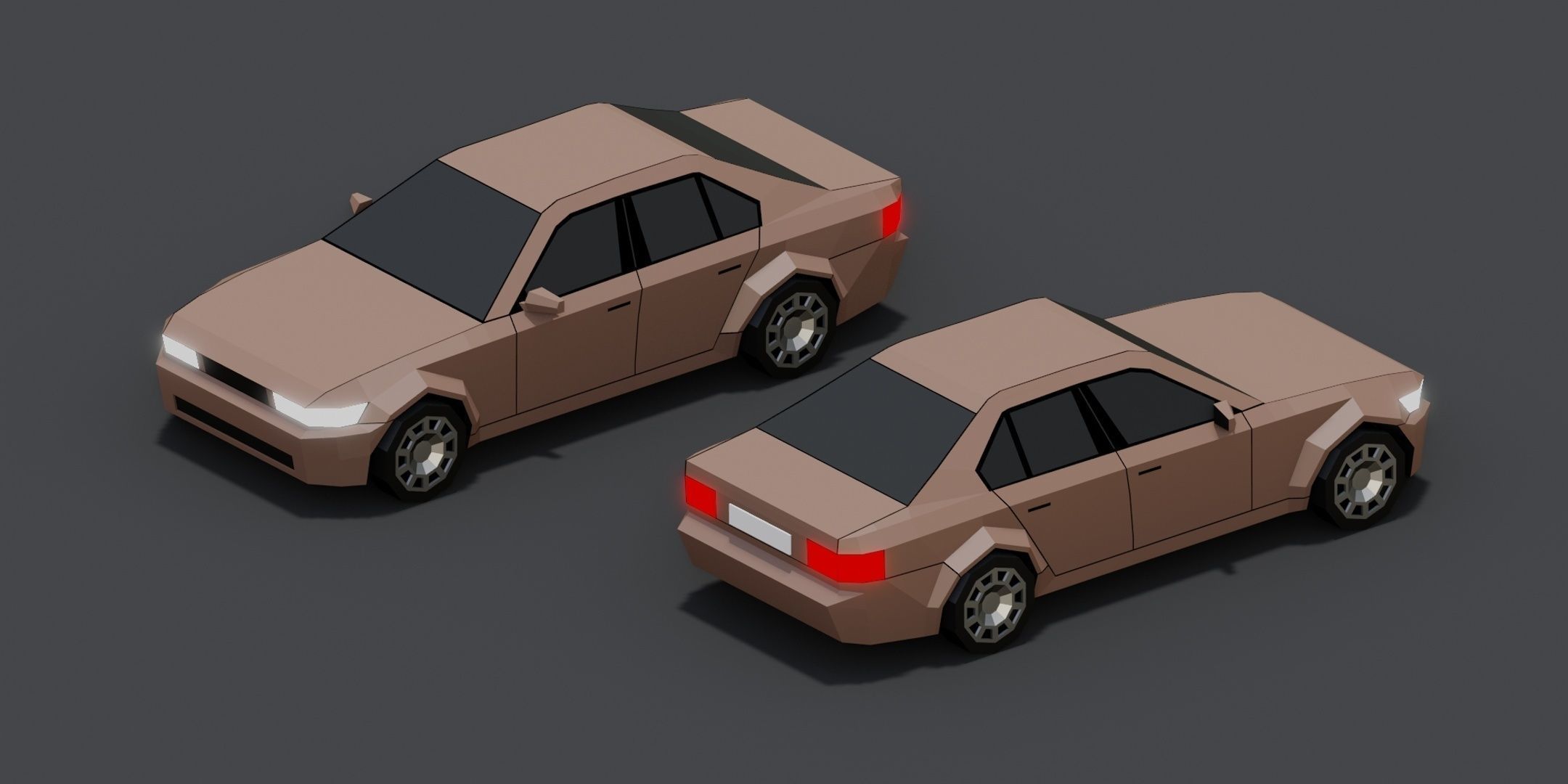 3D model Stylized Lowpoly Cars VR / AR / low-poly | CGTrader