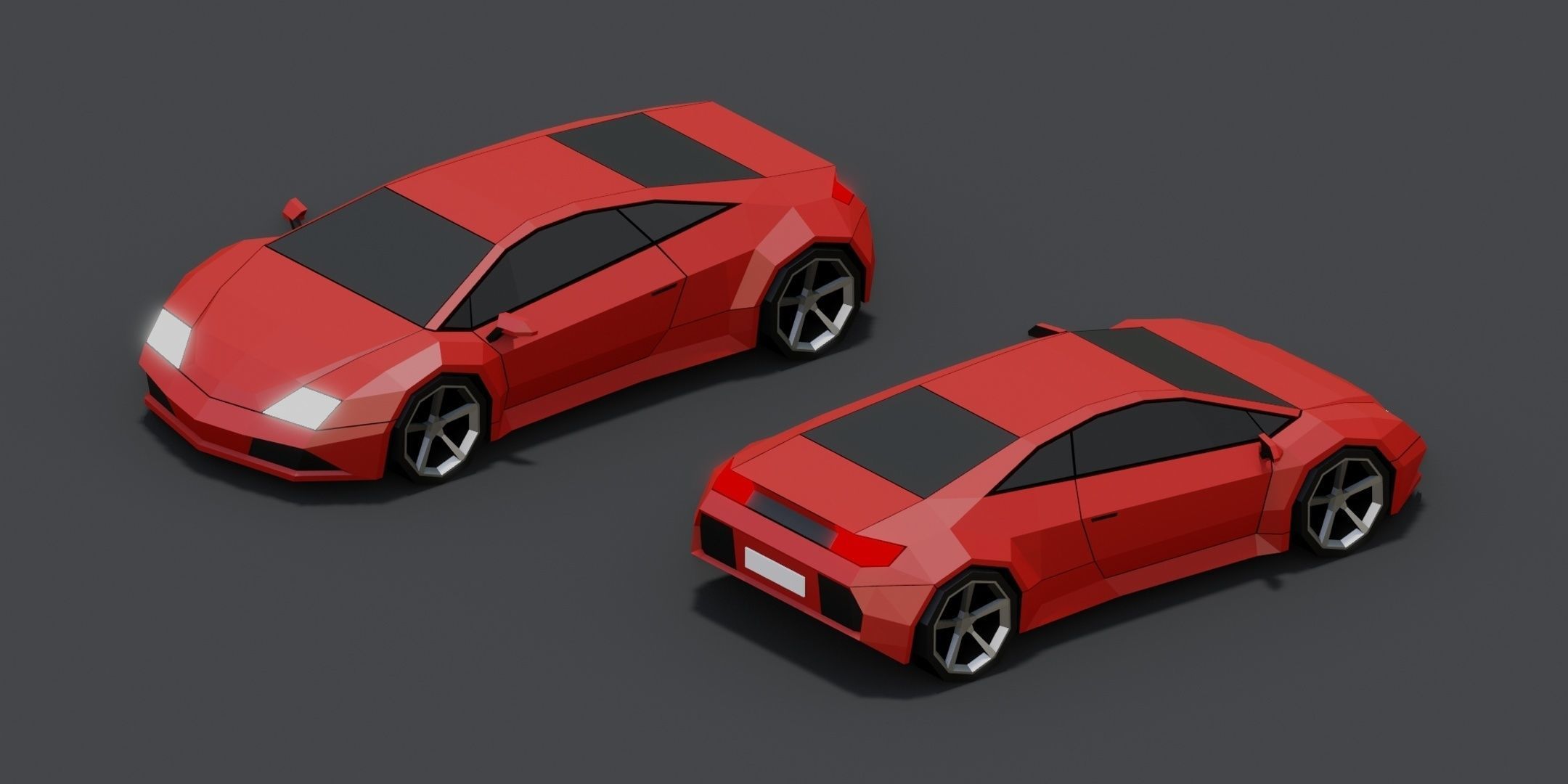 3D model Stylized Lowpoly Cars VR / AR / low-poly | CGTrader