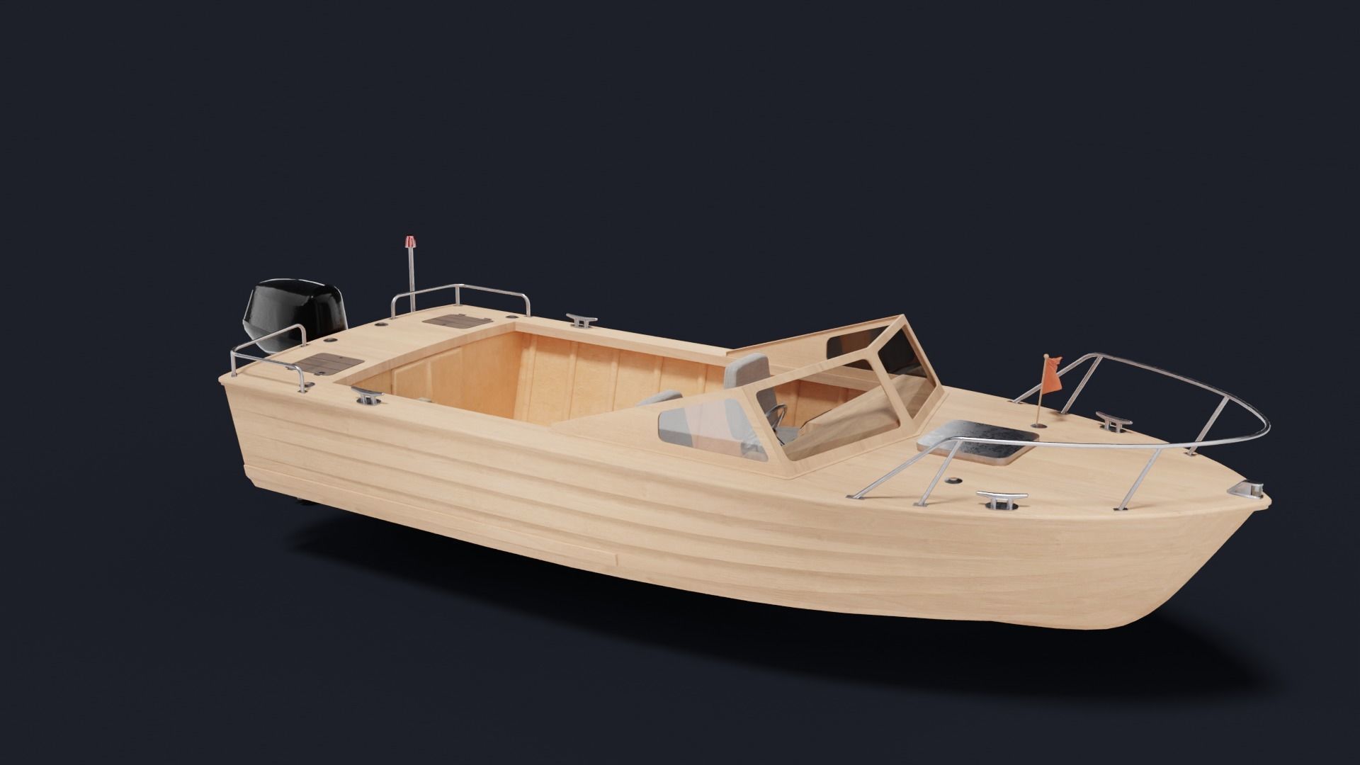 3D model Realistic Fishing Boat VR / AR / low-poly | CGTrader