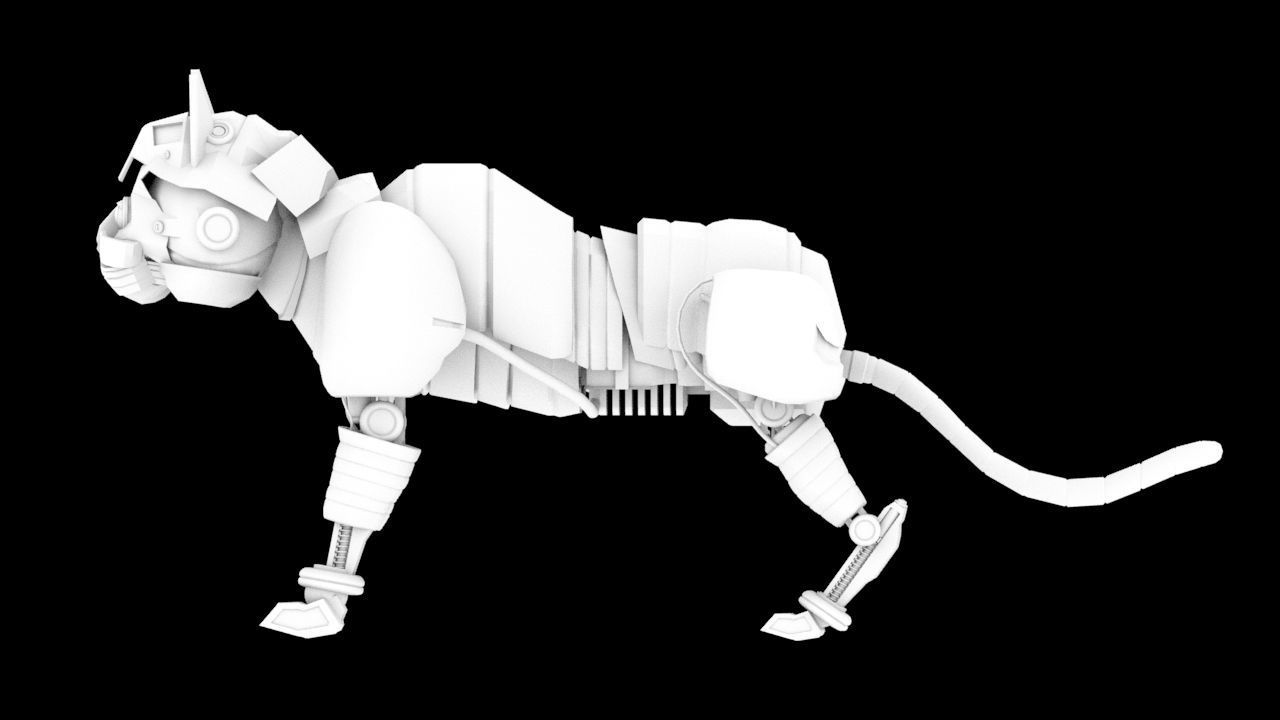 The Cat Robot 3D model 3D model | CGTrader
