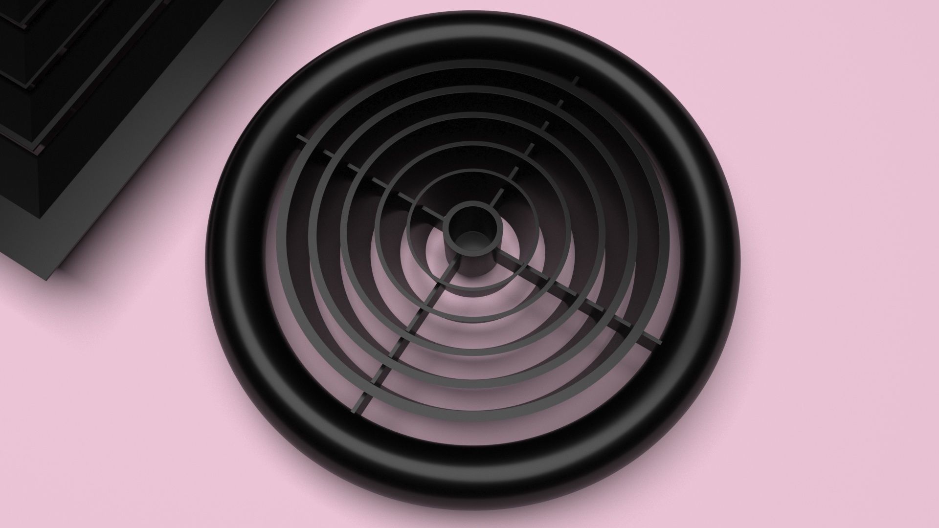 Black Ventilation Systems 3D model | CGTrader