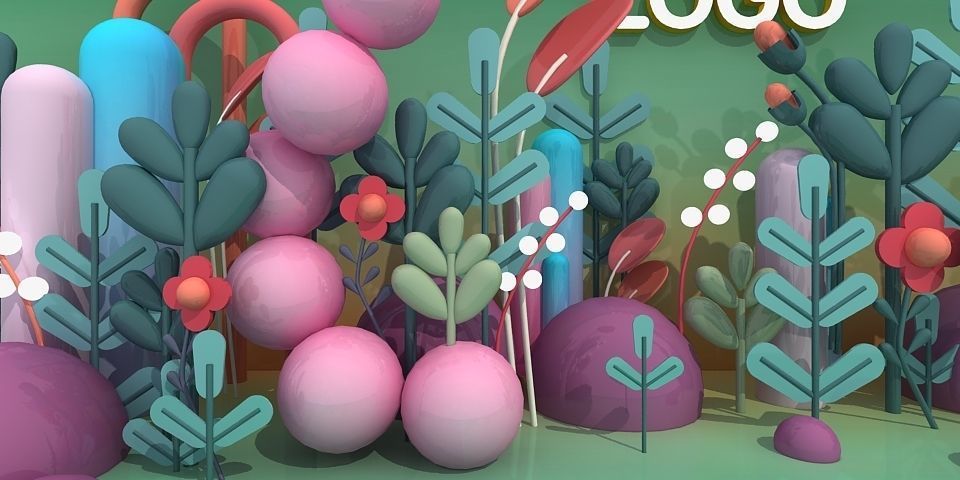 Art Exhibition Window display 3D model | CGTrader