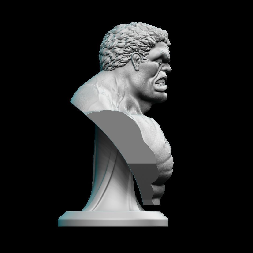 HULK BUST 3D model 3D printable | CGTrader