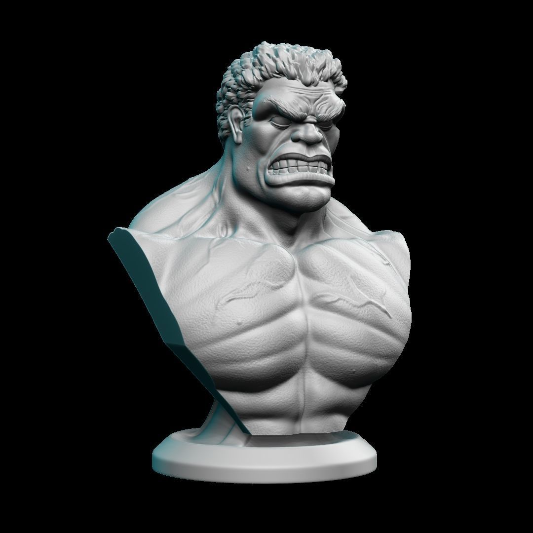 HULK BUST 3D model 3D printable | CGTrader