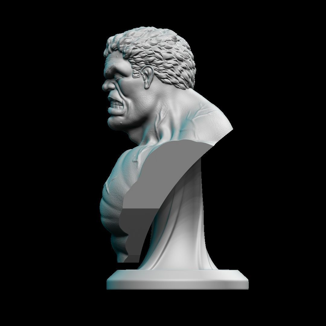 HULK BUST 3D model 3D printable | CGTrader