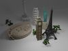 various landmarks from all around the world 3D models 3D model | CGTrader