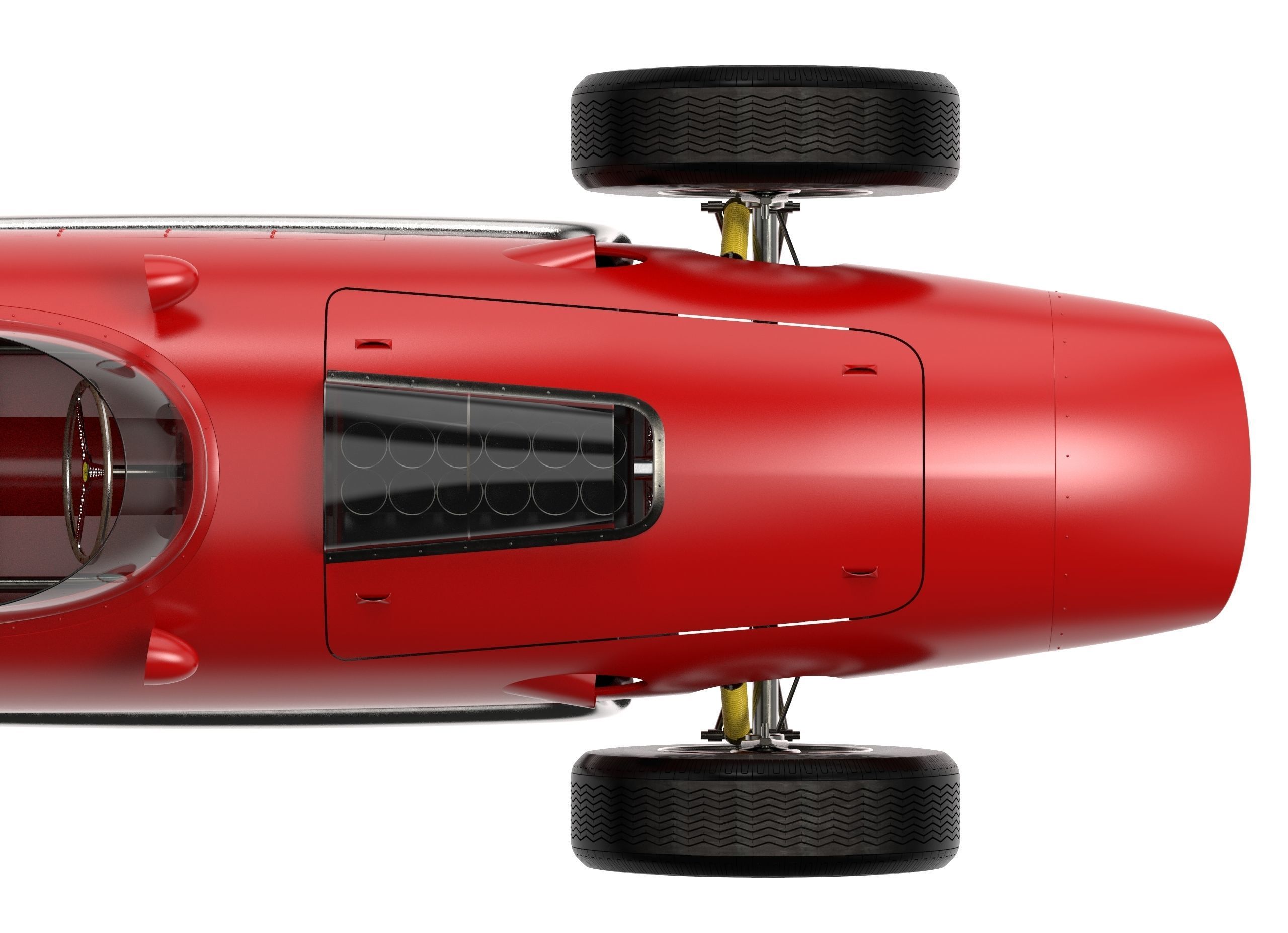 Ferrari 256 F1 1958 - V12 3D model | CGTrader