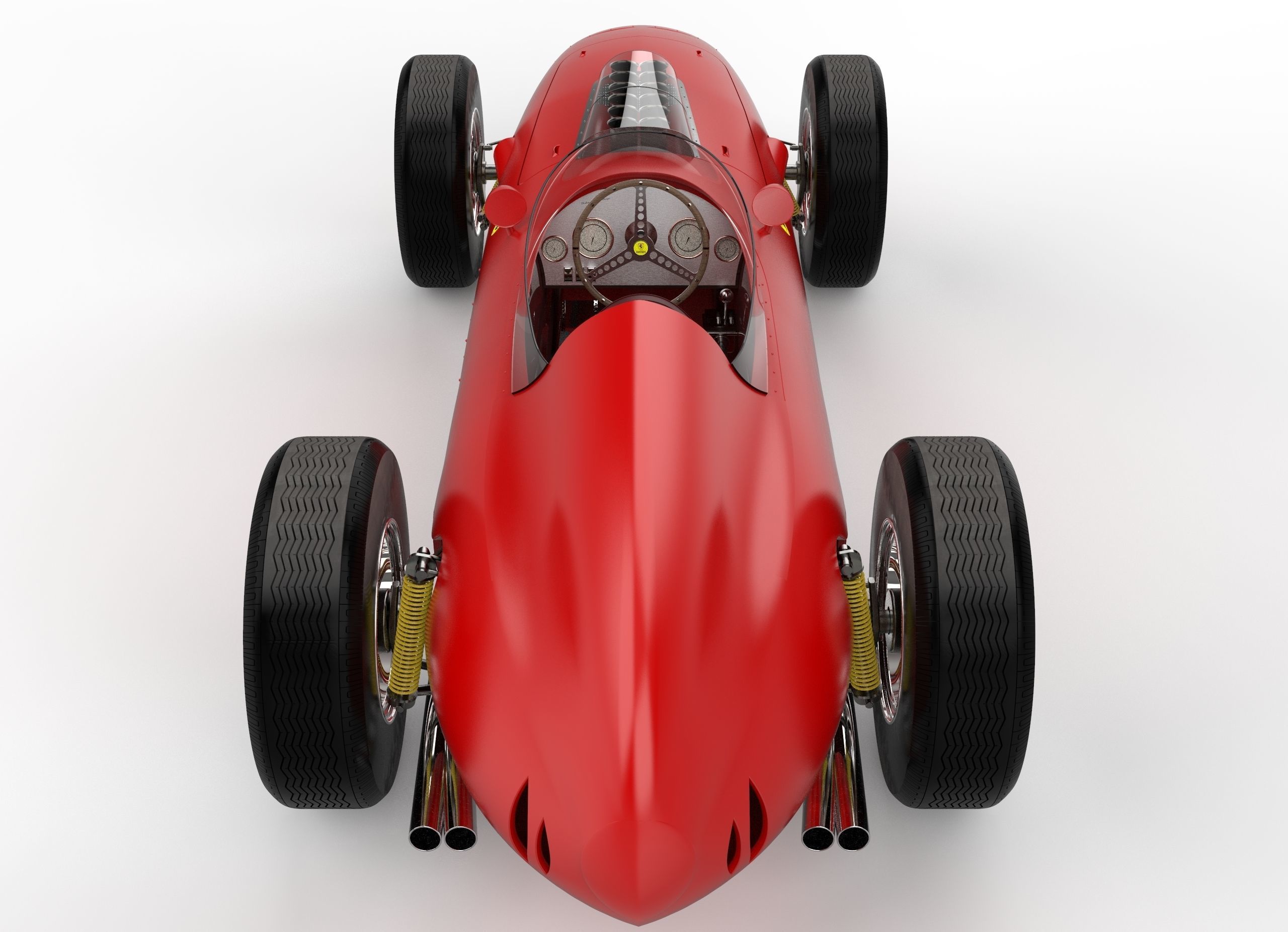 Ferrari 256 F1 1958 - V12 3D model | CGTrader
