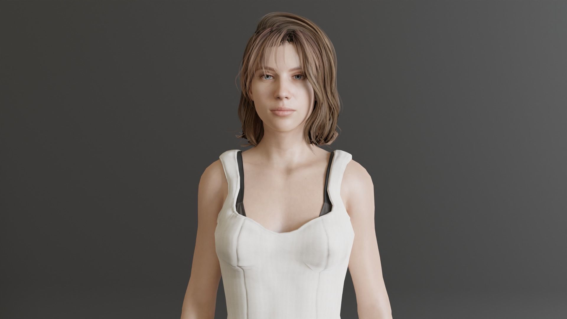 3D model 3d Scarlett VR / AR / low-poly | CGTrader