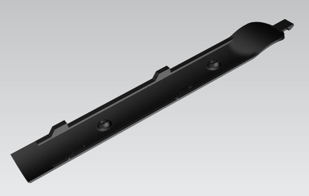 TV remote controller battery door 3D model 3D printable | CGTrader