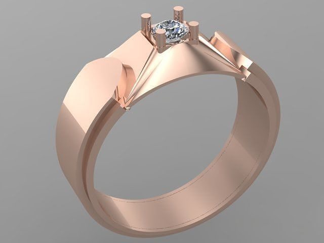 Wedding Engagement Women Ring 3D print model 3D print model 3D model 3D ...