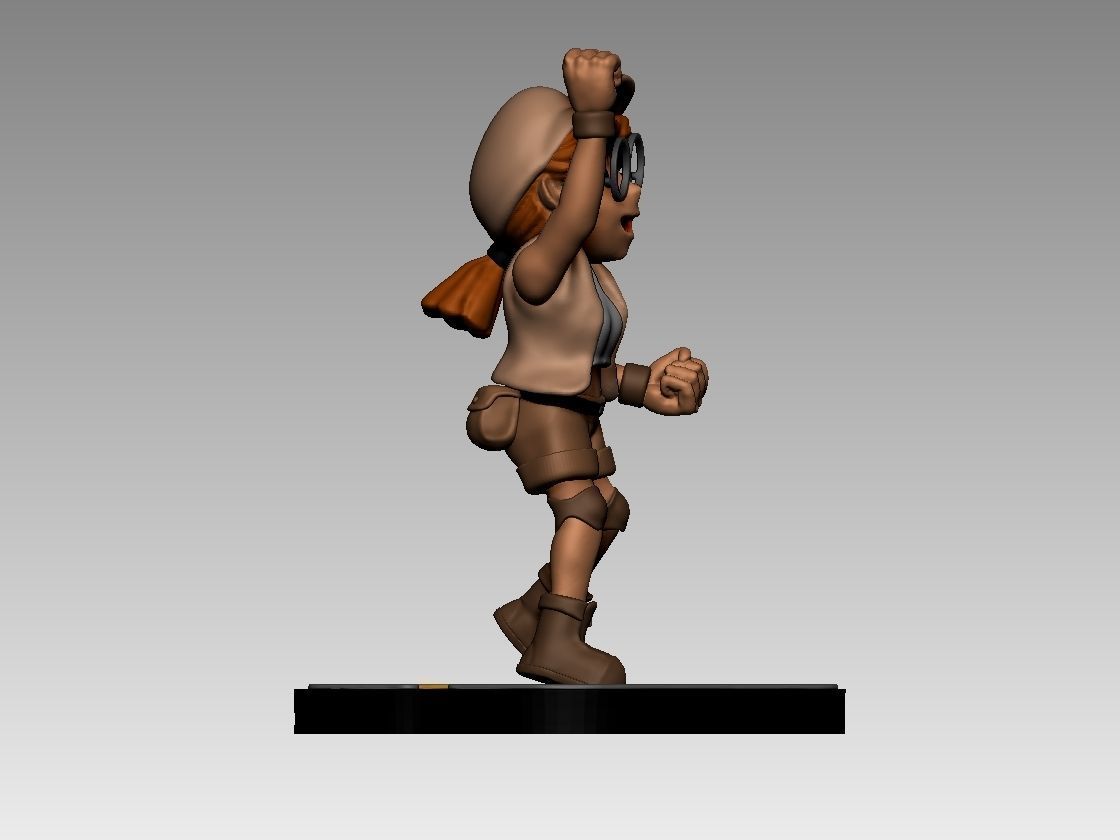 Metal Slug Fio 3D model 3D printable | CGTrader