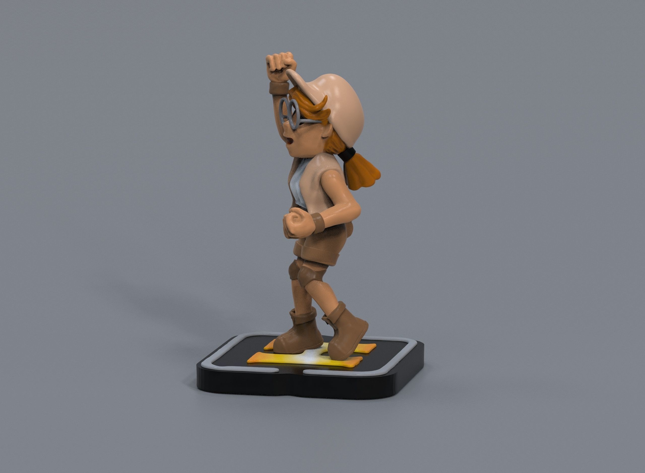 Metal Slug Fio 3D model 3D printable | CGTrader
