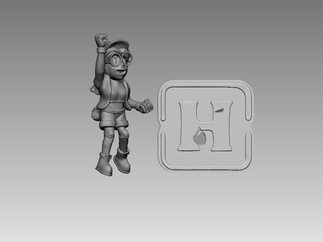 Metal Slug Fio 3D model 3D printable | CGTrader