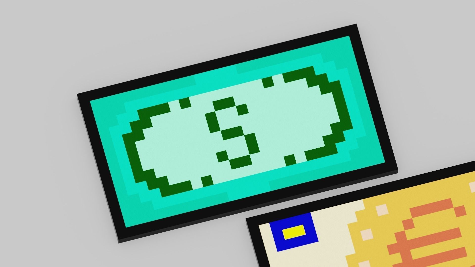 3D model Pixel Money Pack VR / AR / low-poly | CGTrader