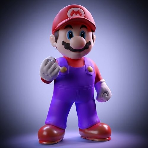 Mario 3D model 3D printable | CGTrader