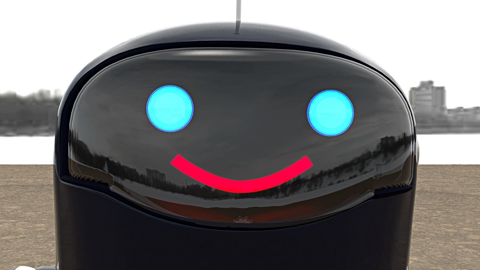 One wheel Robot Rigged 3D model animated rigged | CGTrader