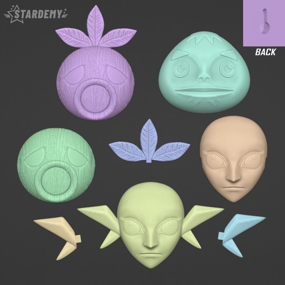 Zelda Wall Decor Majora Mask Deku Goron Zora 3D model | CGTrader