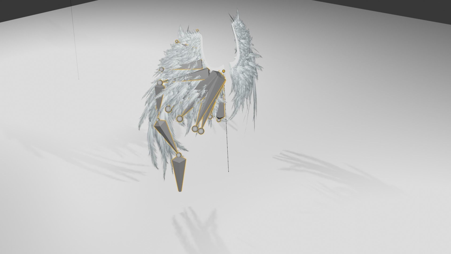 3D model Realistic wings rigged VR / AR / low-poly | CGTrader