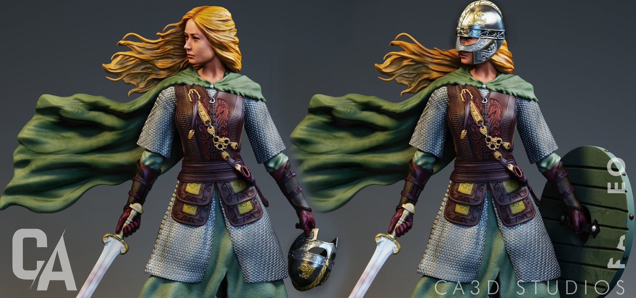 Eowyn - LOTR - 3D Print 3D model 3D printable | CGTrader