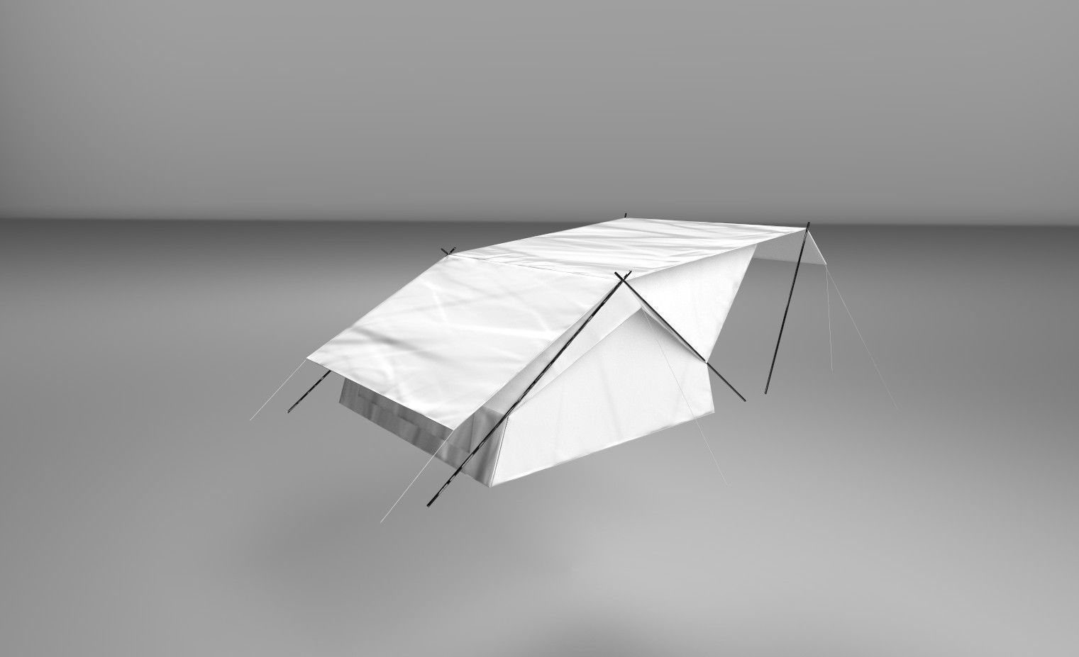 3D model Tent Camping Lowpolygon VR / AR / low-poly | CGTrader