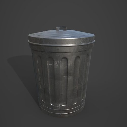 TrashCan free VR / AR / low-poly 3D model | CGTrader