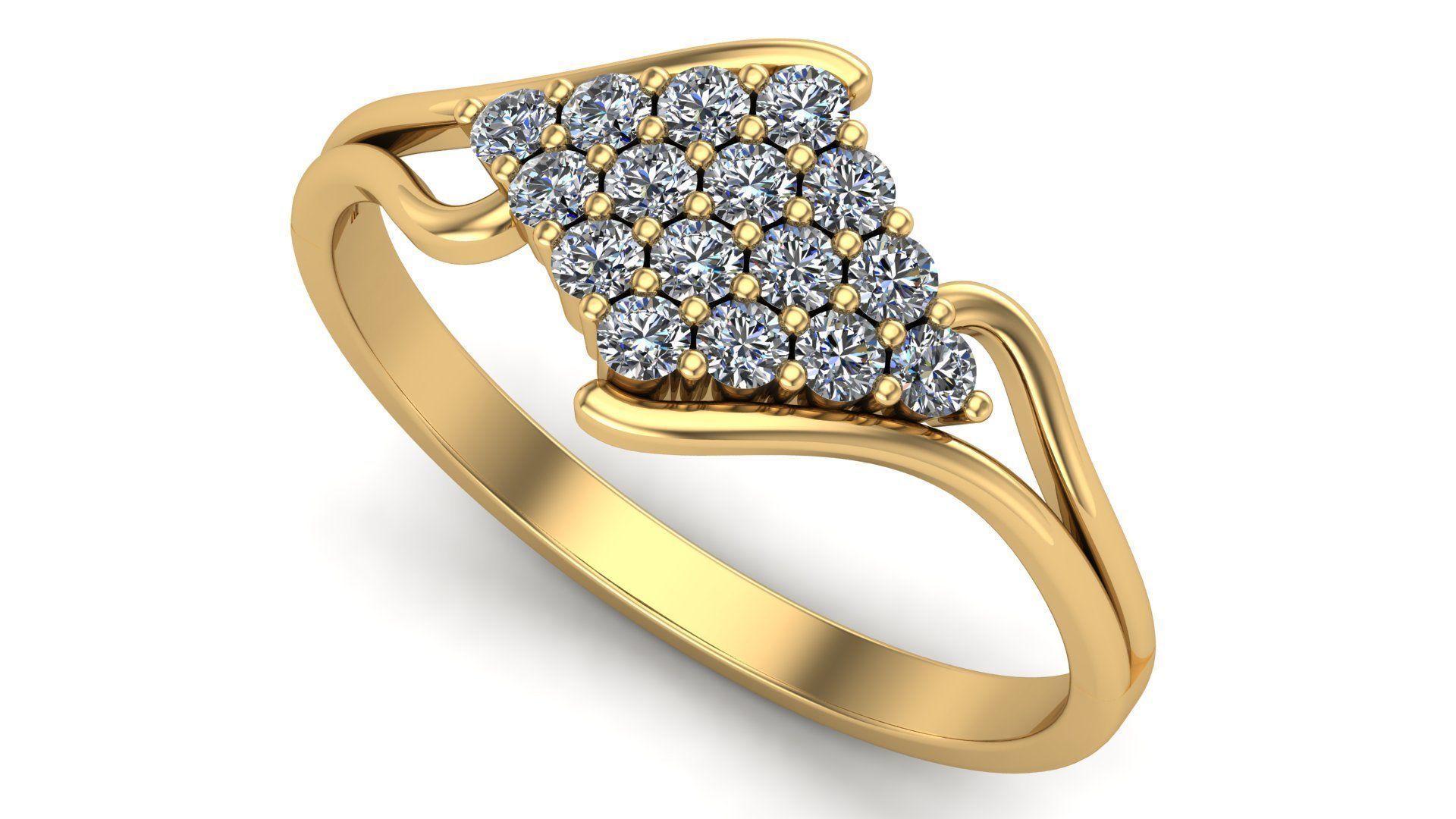 wedding ring 3D model 3D printable | CGTrader