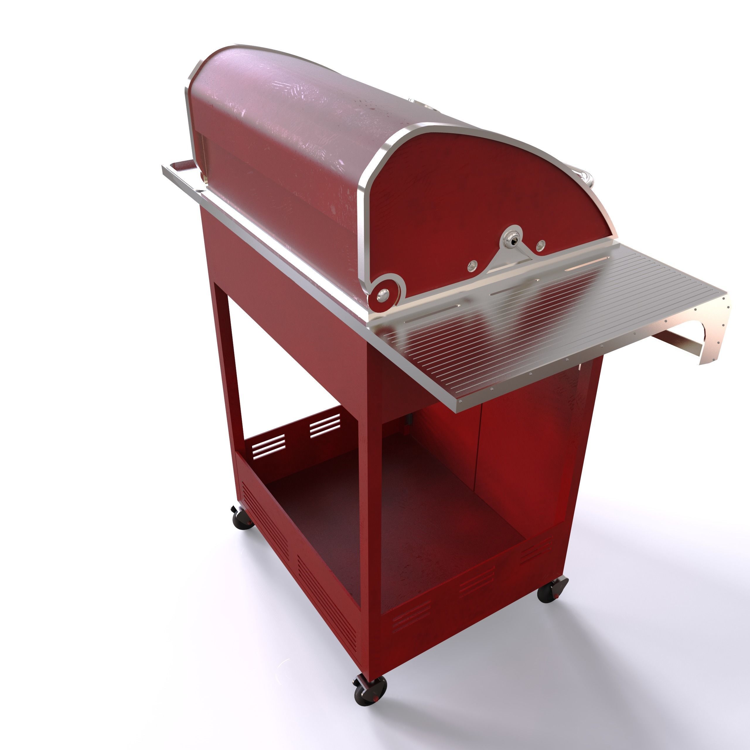 3D model Red Grill VR / AR / low-poly | CGTrader