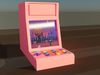 Pastel Mini Arcade Machine free VR / AR / low-poly 3D model | CGTrader