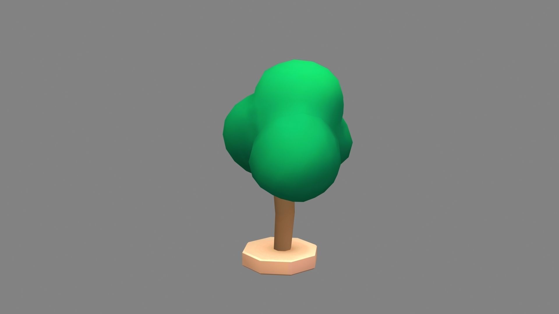 3D model Cartoon tree toy VR / AR / low-poly | CGTrader