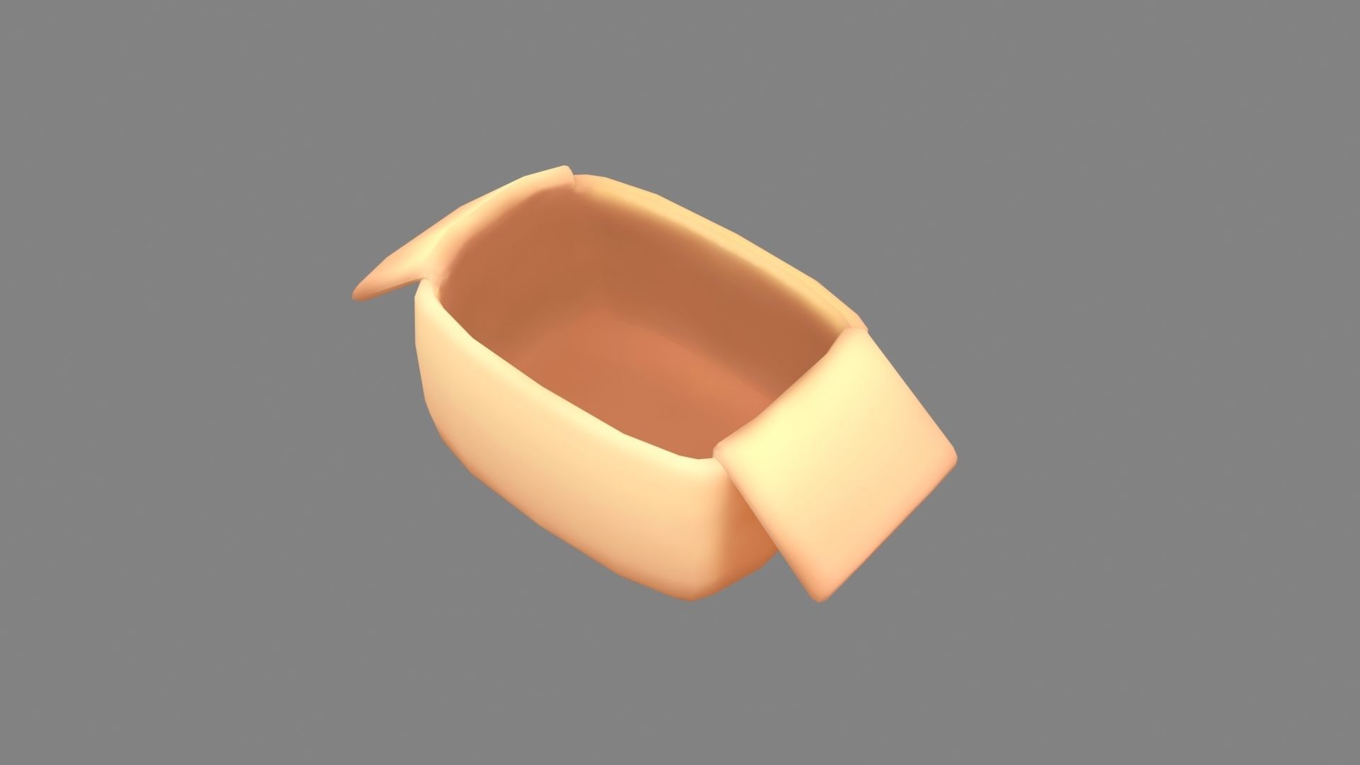 3D model Cartoon cardboard box VR / AR / low-poly | CGTrader