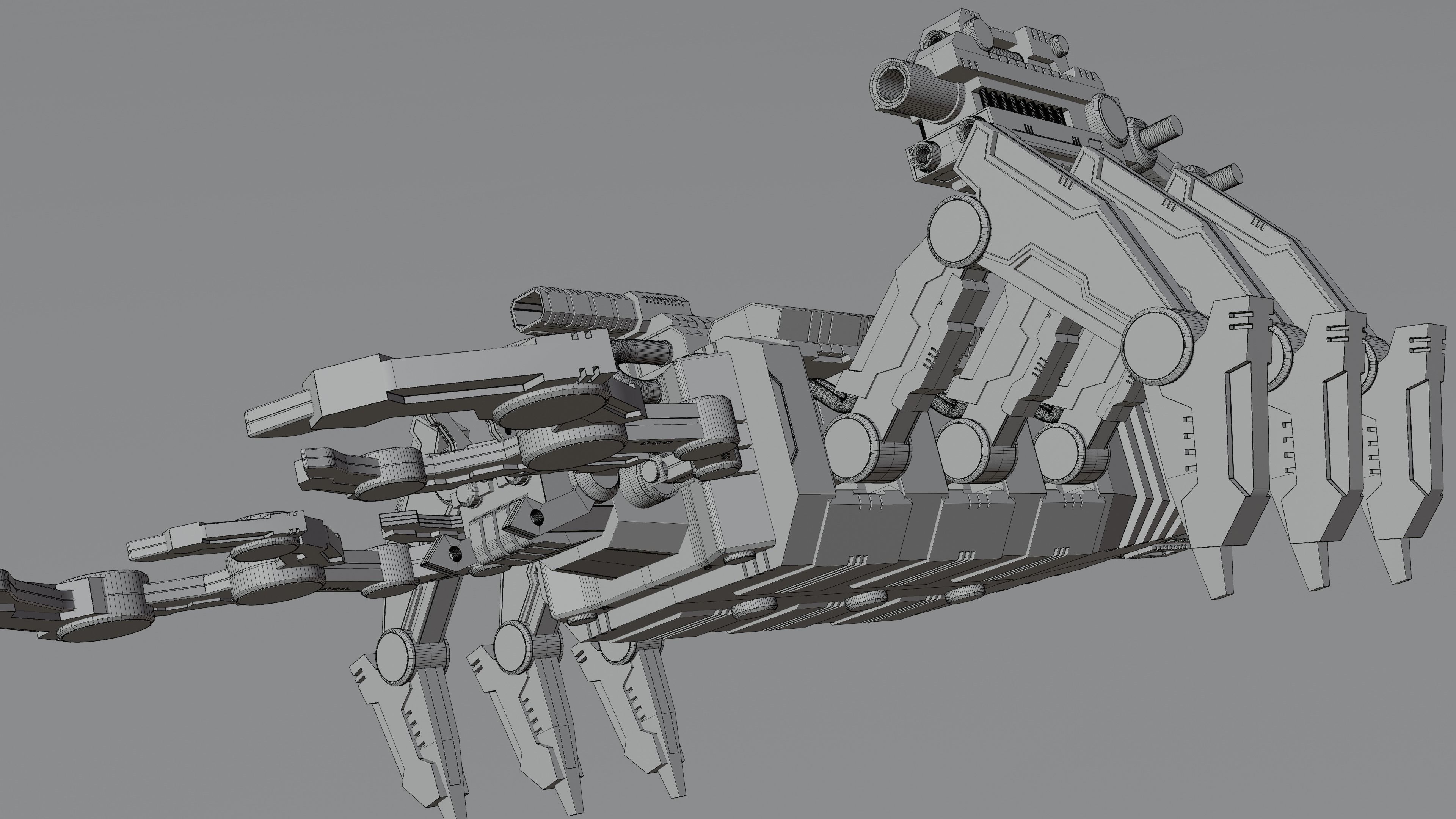 Scorpion Warbot 3D model | CGTrader