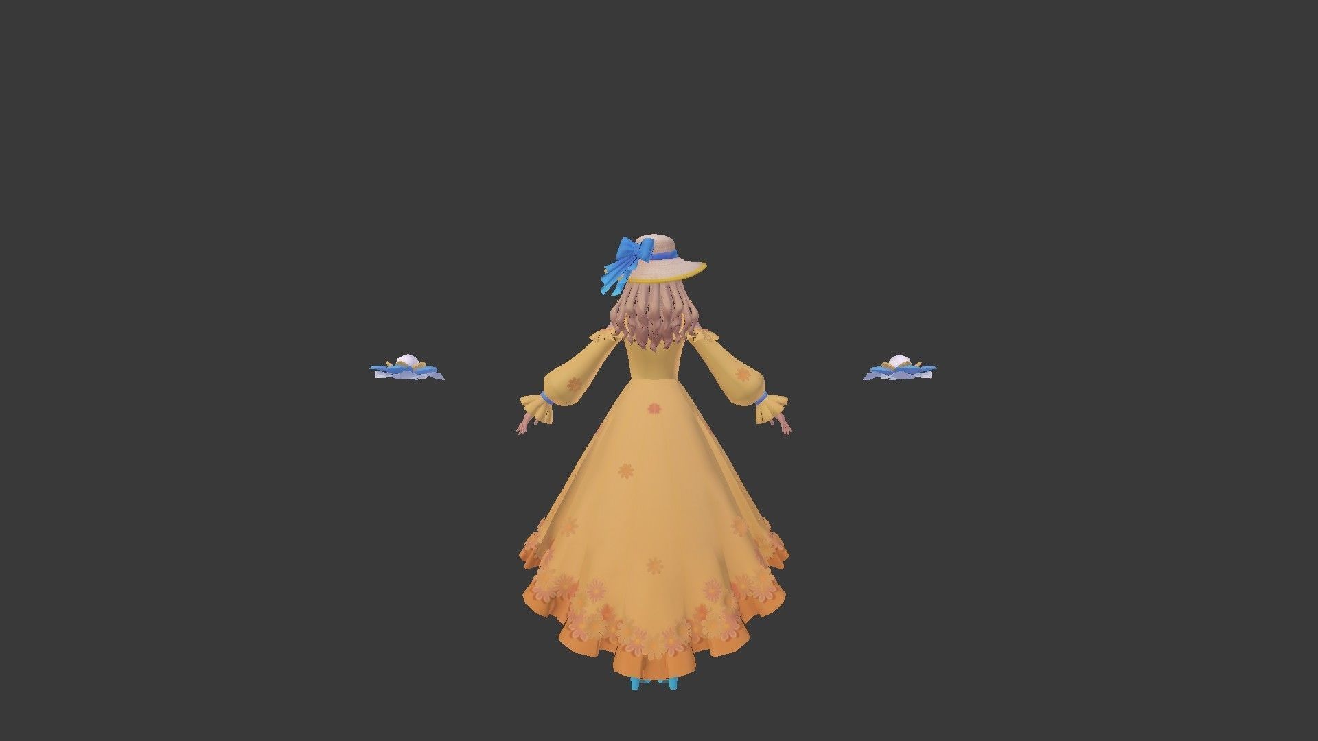 3D model summer girl VR / AR / low-poly | CGTrader