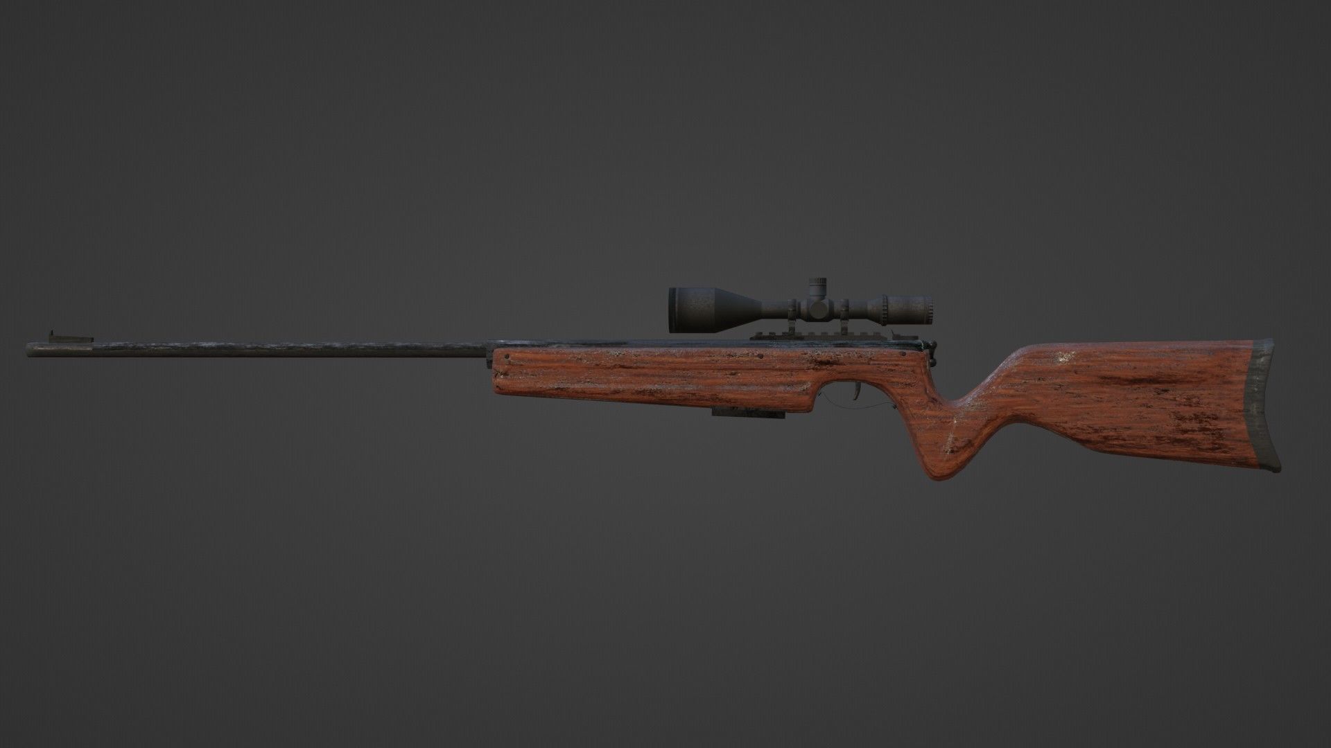 3D model Rifle with scope VR / AR / low-poly | CGTrader