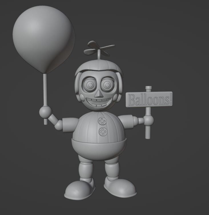 Baloon Boy 3D model 3D printable | CGTrader