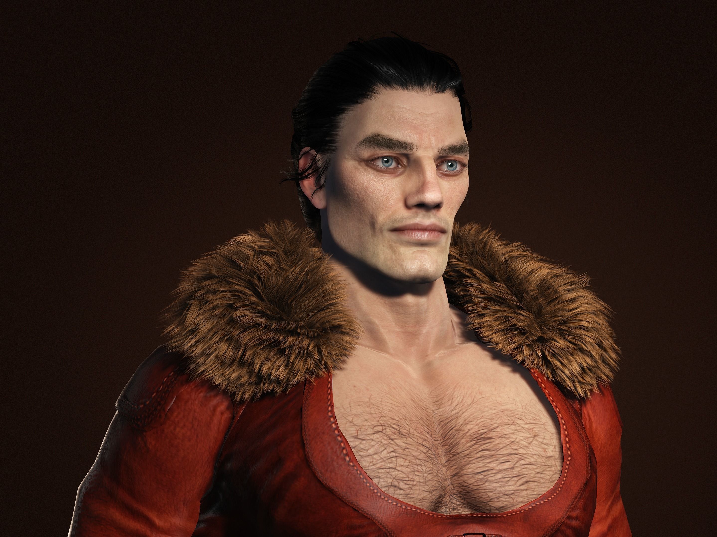 3D model Modern Gaston-Male Character VR / AR / low-poly | CGTrader