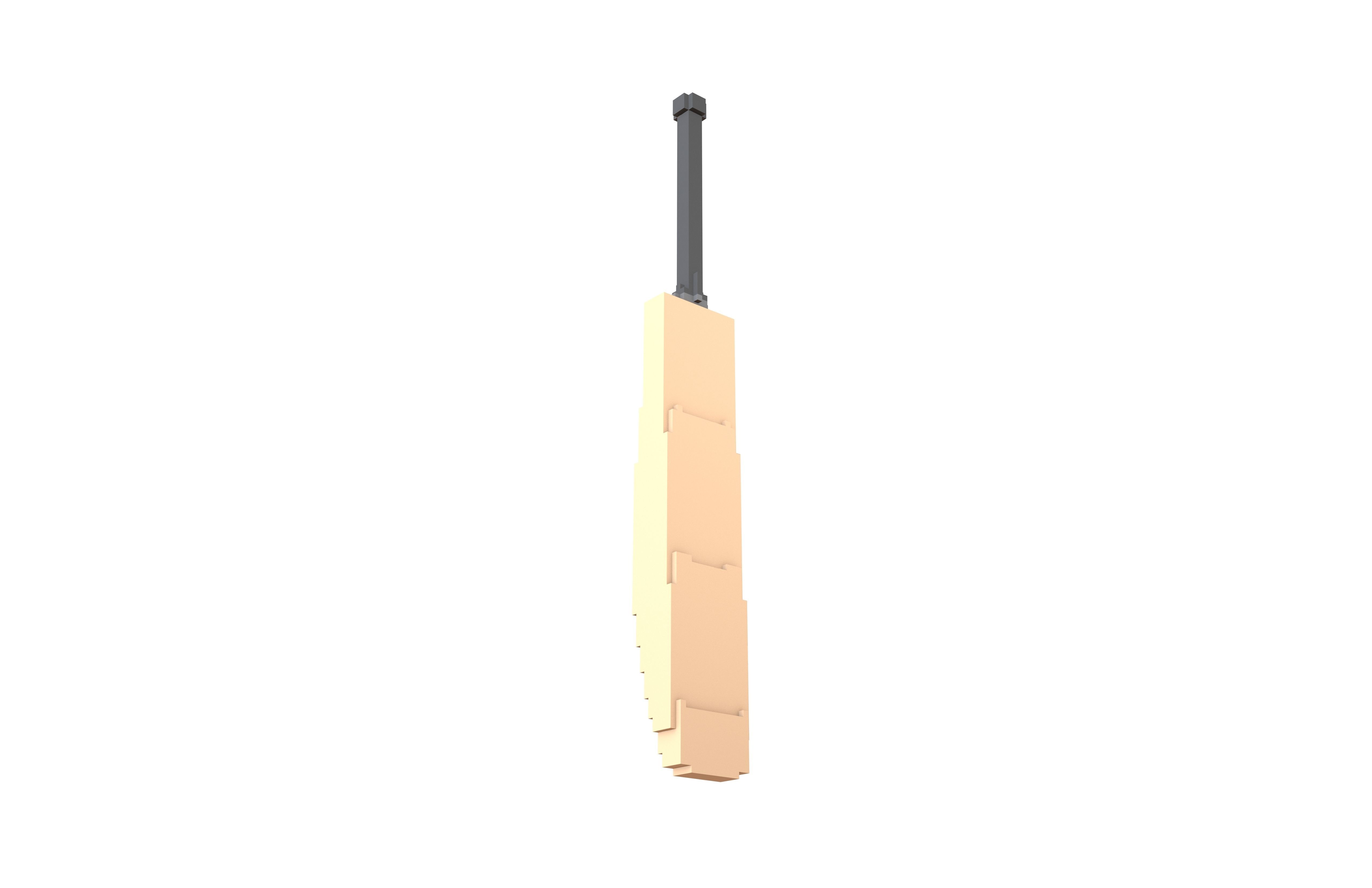 3D model Voxel Cricket Bat v1 002 VR / AR / low-poly | CGTrader