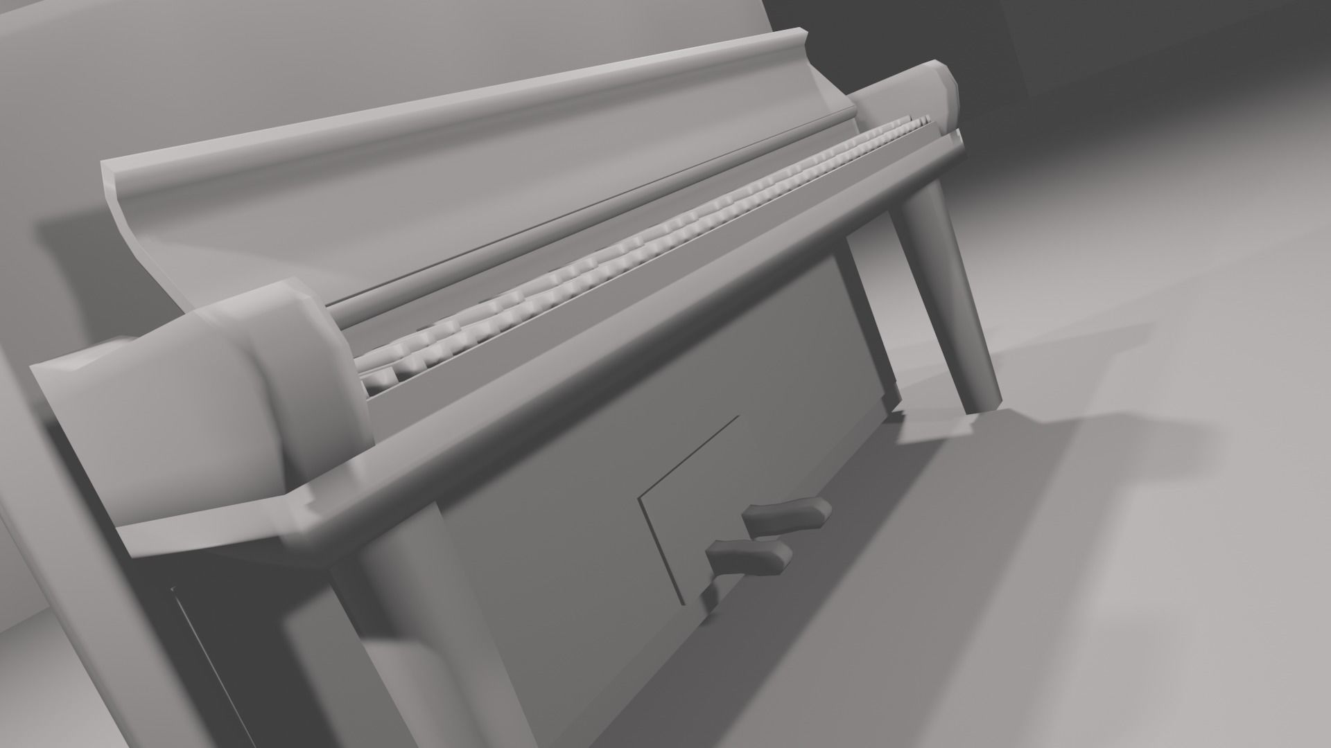 Piano free 3D model | CGTrader