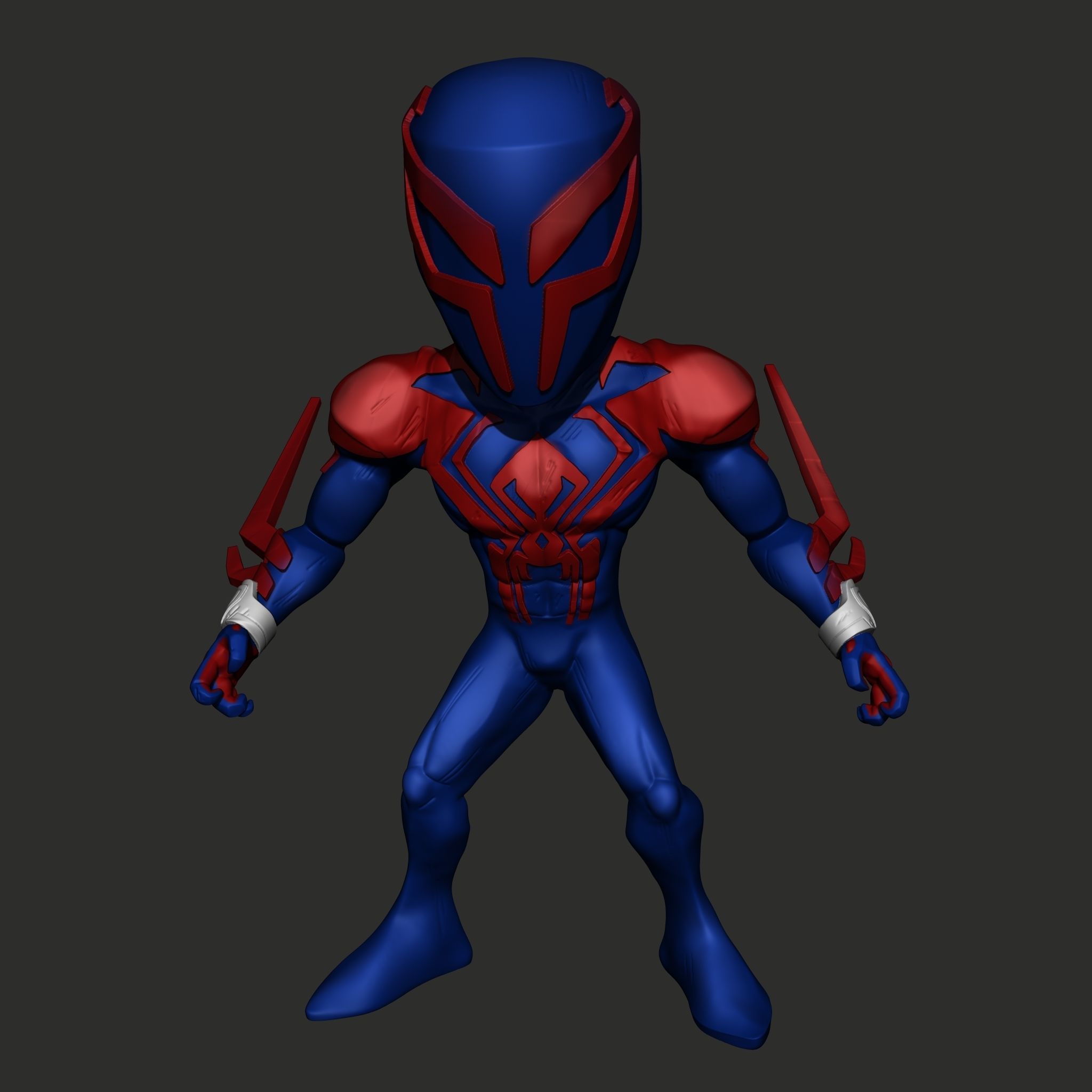 spiderman 2099 3D model 3D printable | CGTrader