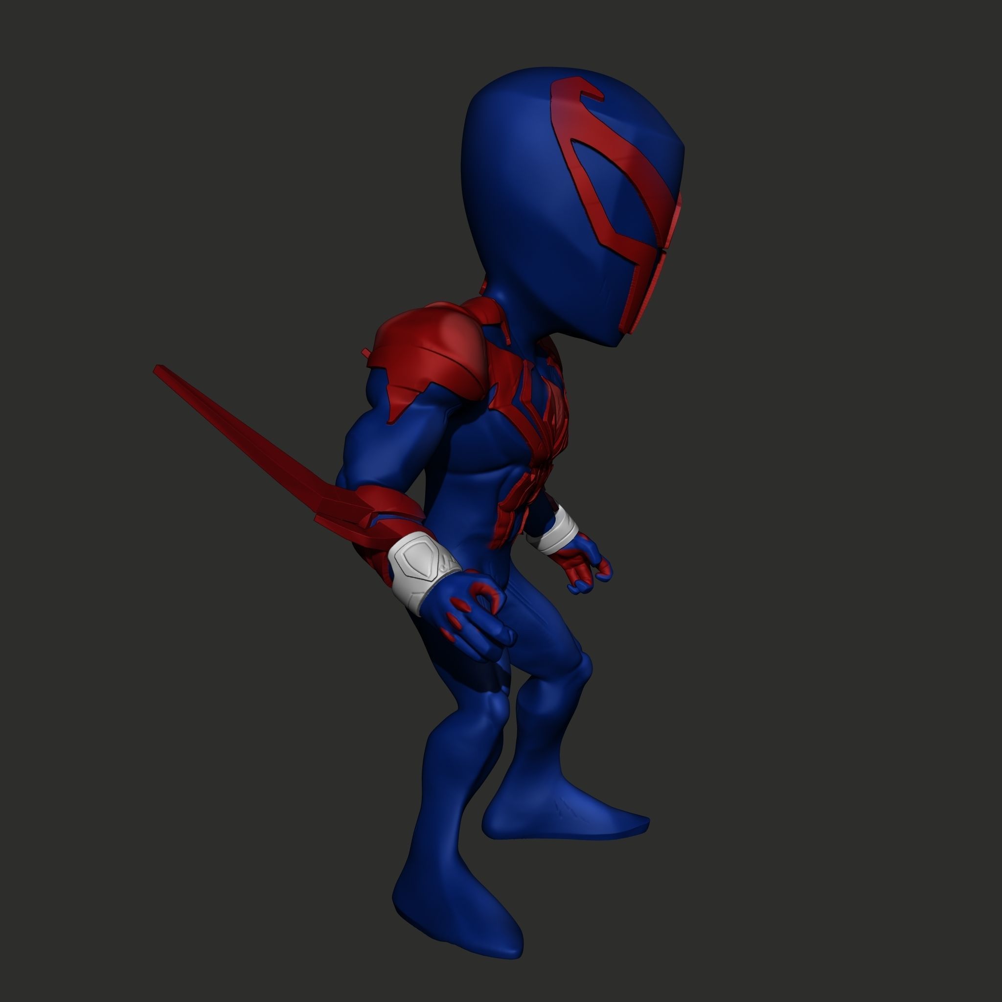 spiderman 2099 3D model 3D printable | CGTrader