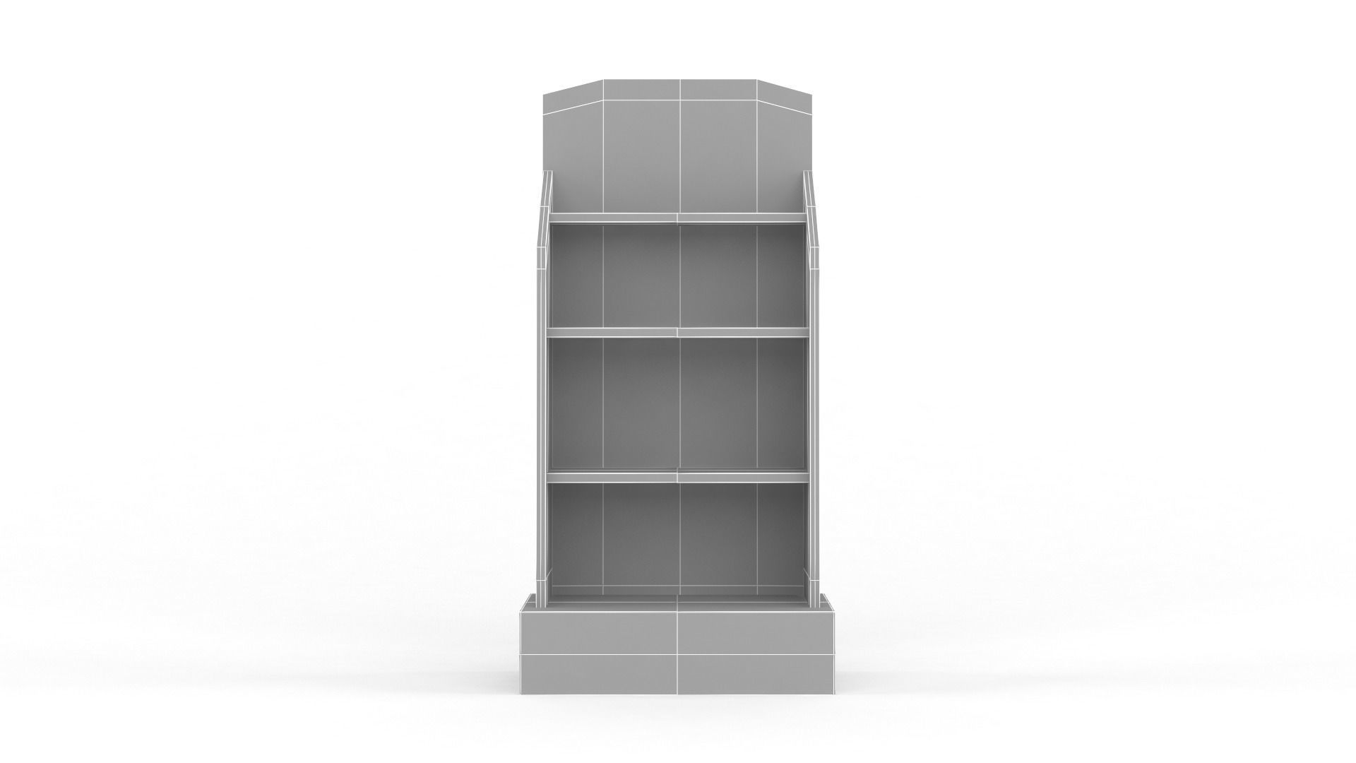 Empty Shelves 3D model | CGTrader
