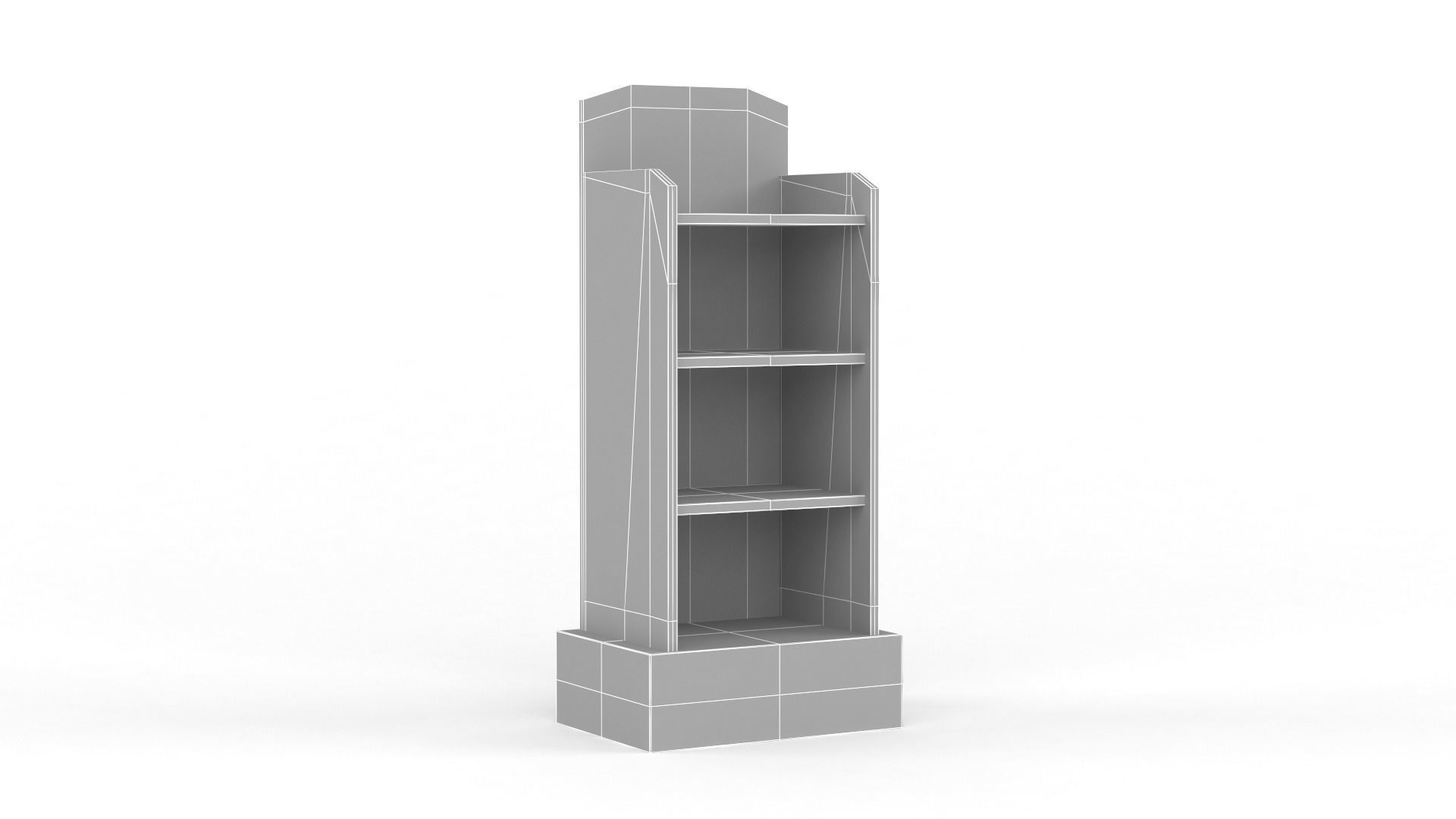 Empty Shelves 3D model | CGTrader